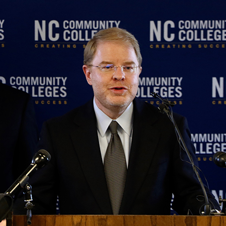 Video: Peter Hans introduced as ninth NCCCS president - NCCCS