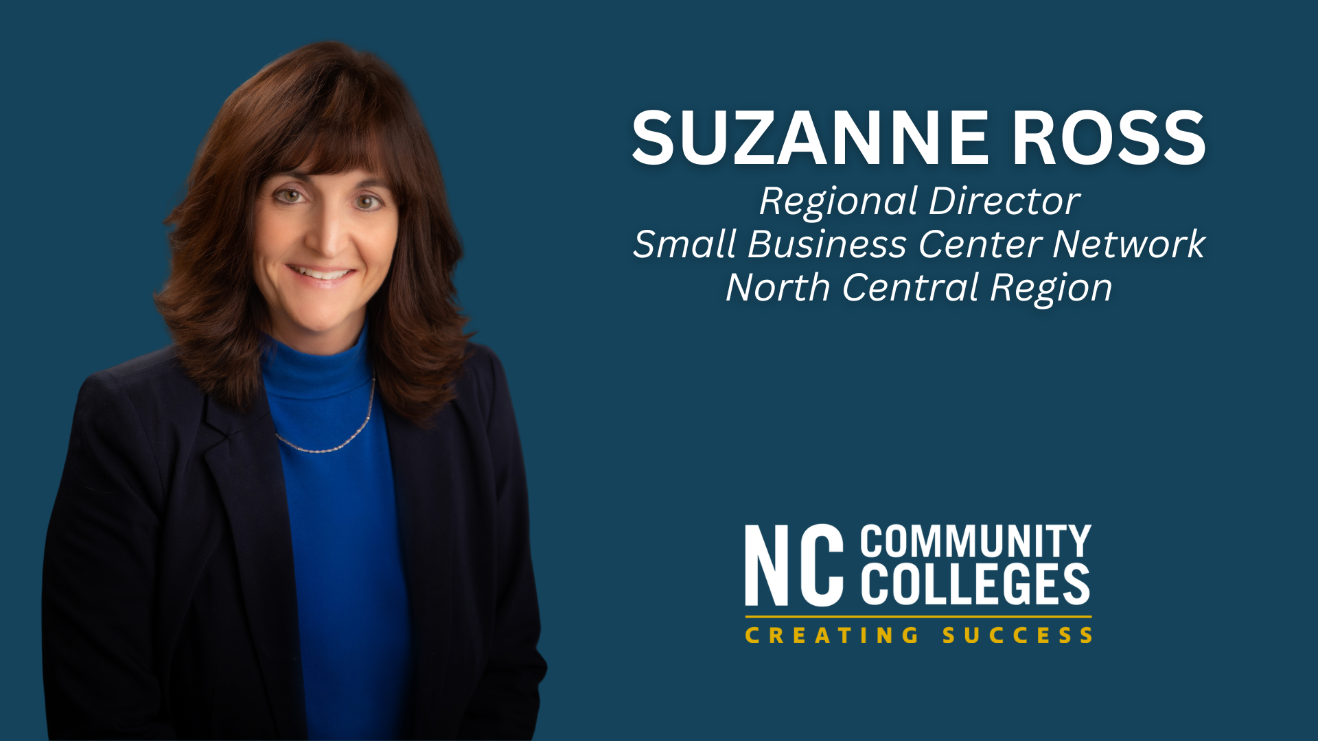 Suzanne Ross named Regional Director for Small Business Center Network ...