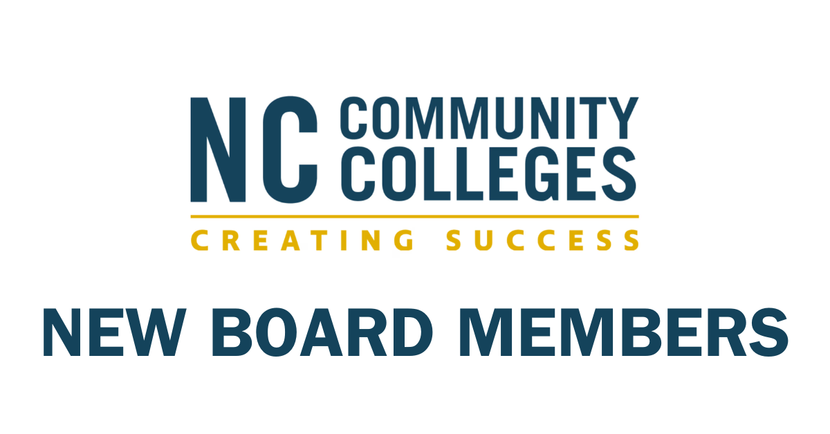 North Carolina Community College System Announces New Members to the ...